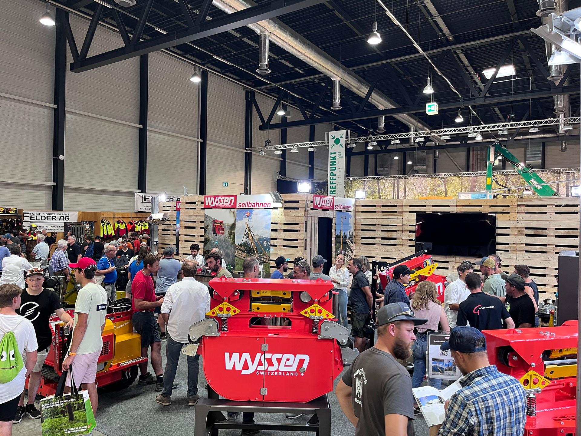 Impressions Forestry Fair 2023 • Wyssen Seilbahnen AG